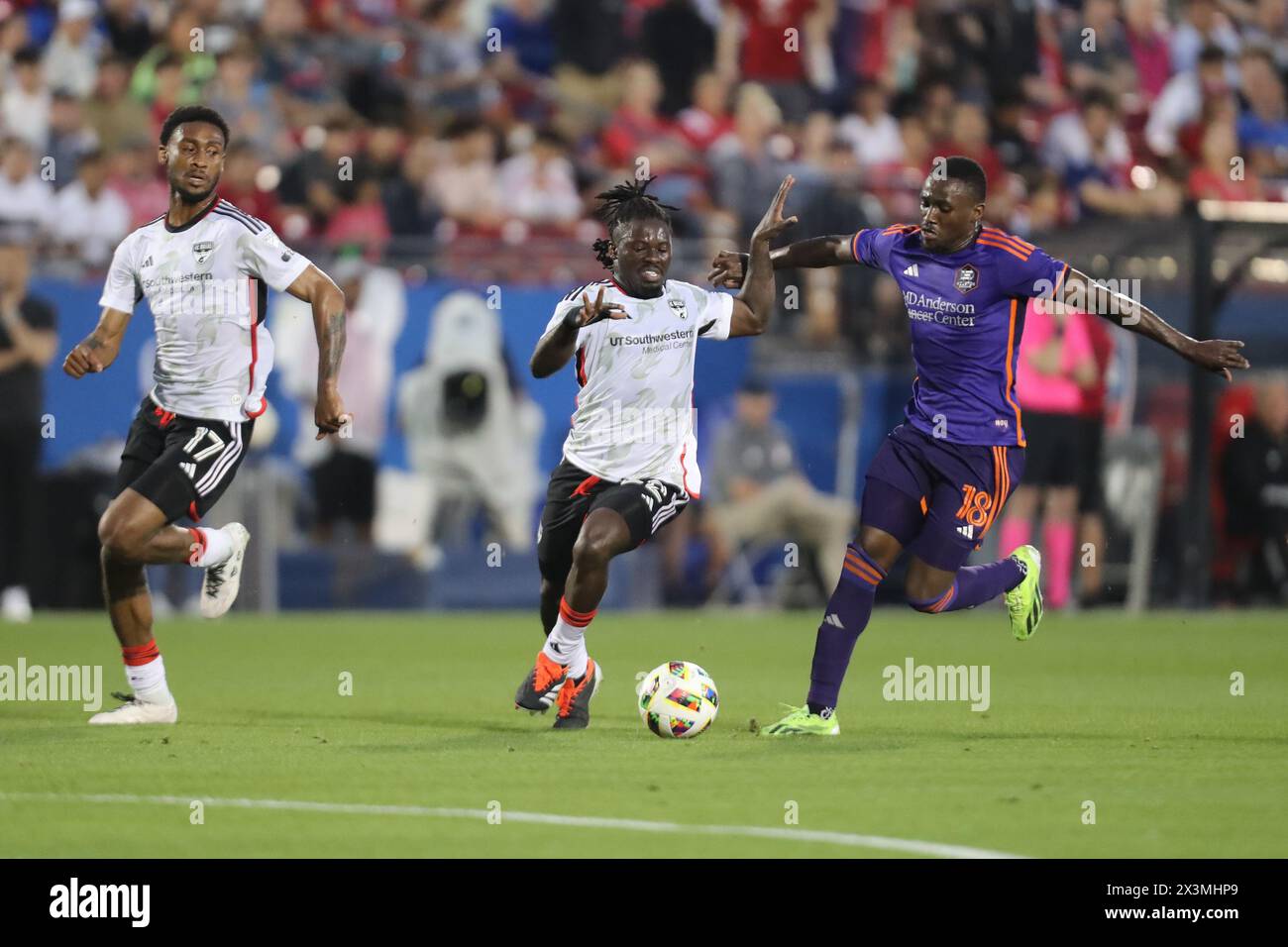 Frisco, Texas, USA. 27th Apr, 2024. FC Dallas's EMA TWUMASI (22 ...