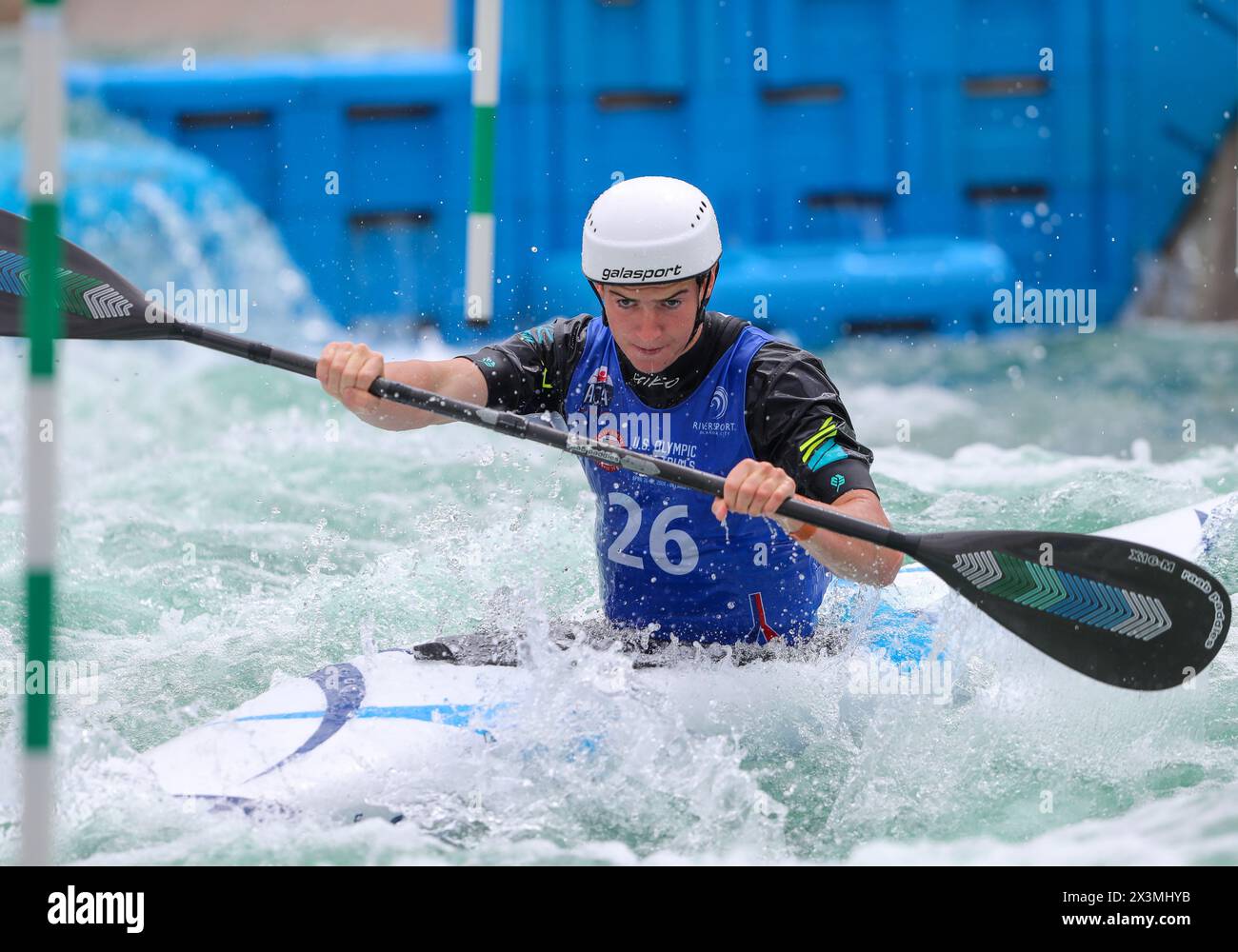 Lane. 27th Apr, 2024. John Coleman Christie-Williams competes in the US ...