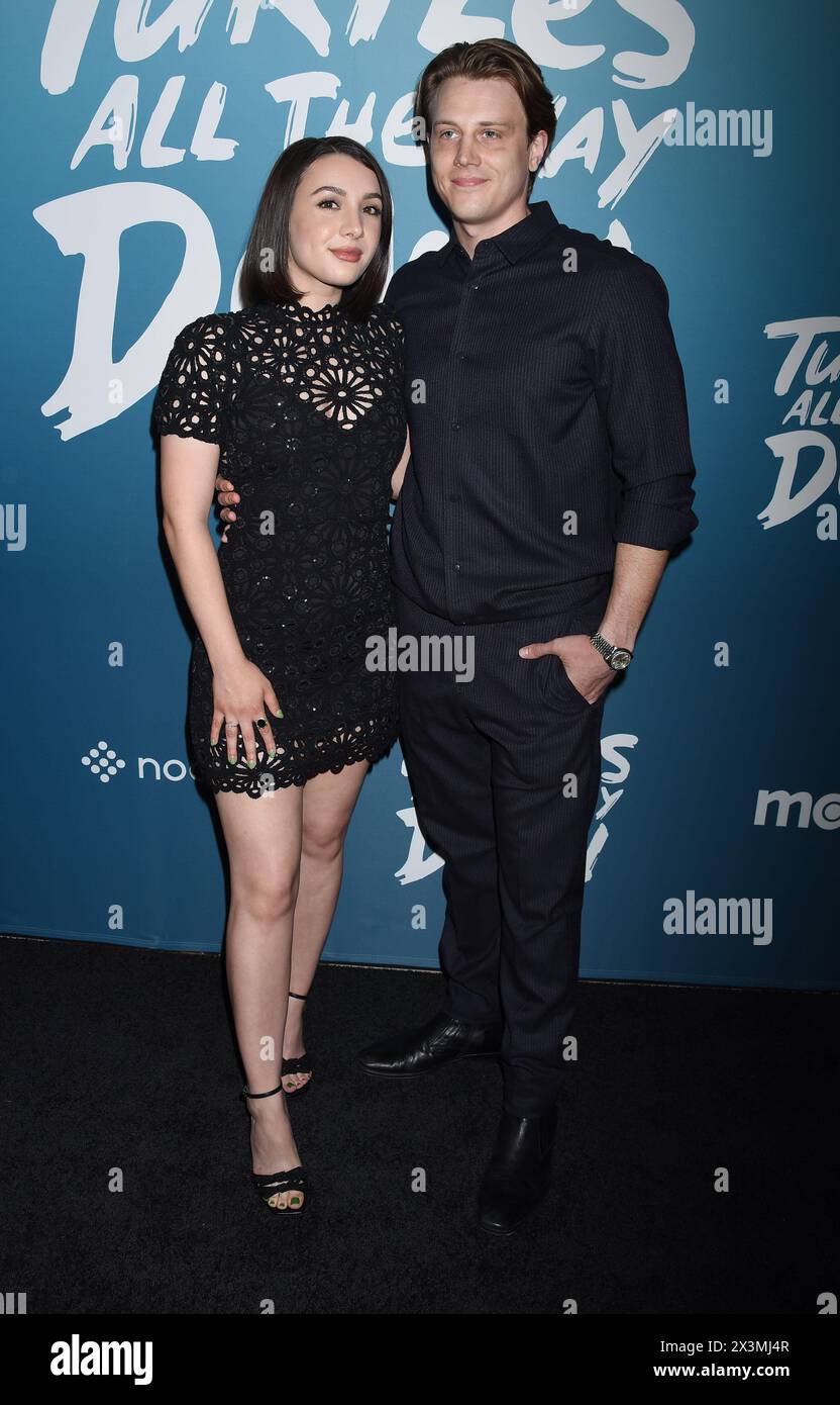 West Hollywood, USA. 27th Apr, 2024. Hannah Marks and Alex Saxon ...