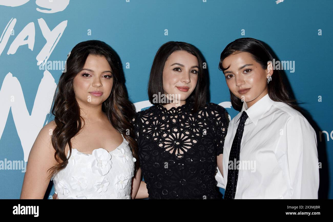 West Hollywood, USA. 27th Apr, 2024. Cree, Hannah Marks and Isabela ...
