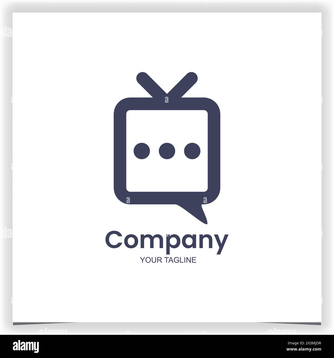 talk tv logo design template Stock Vector Image & Art - Alamy