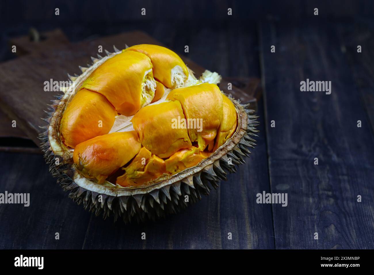 Lai or Elai fruit, one of Borneo endemic fruits. Family with Durian or ...