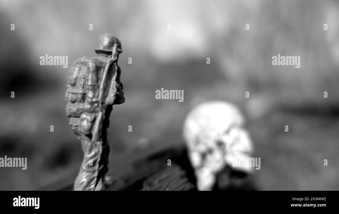 A soldier in war always walks with, together and towards death. This is ...