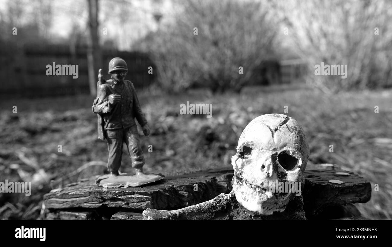 A soldier in war always walks with, together and towards death. This is ...