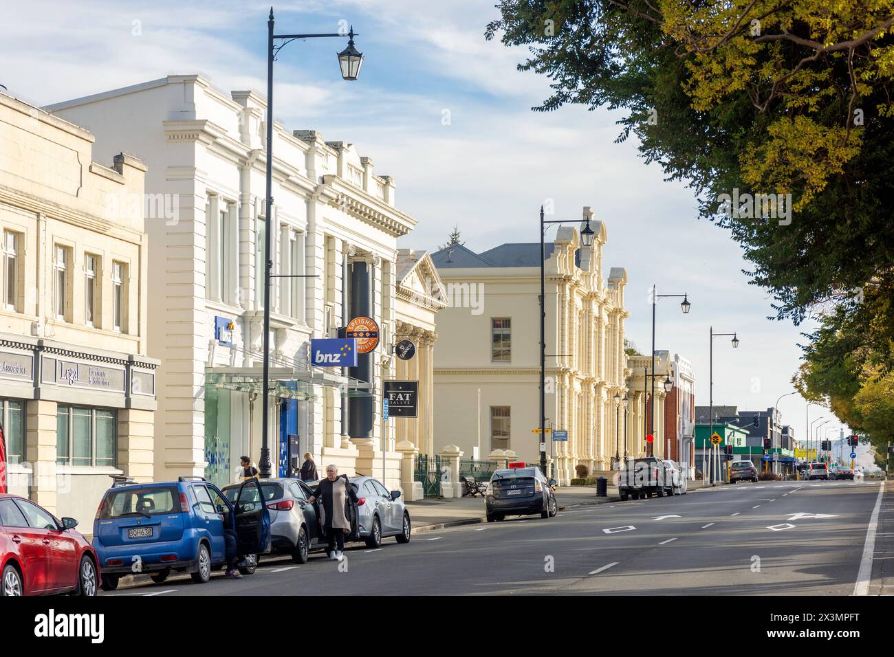 Town centre, Thames Street, Oamaru (Te Oha-a-Maru), Otago Region, South ...
