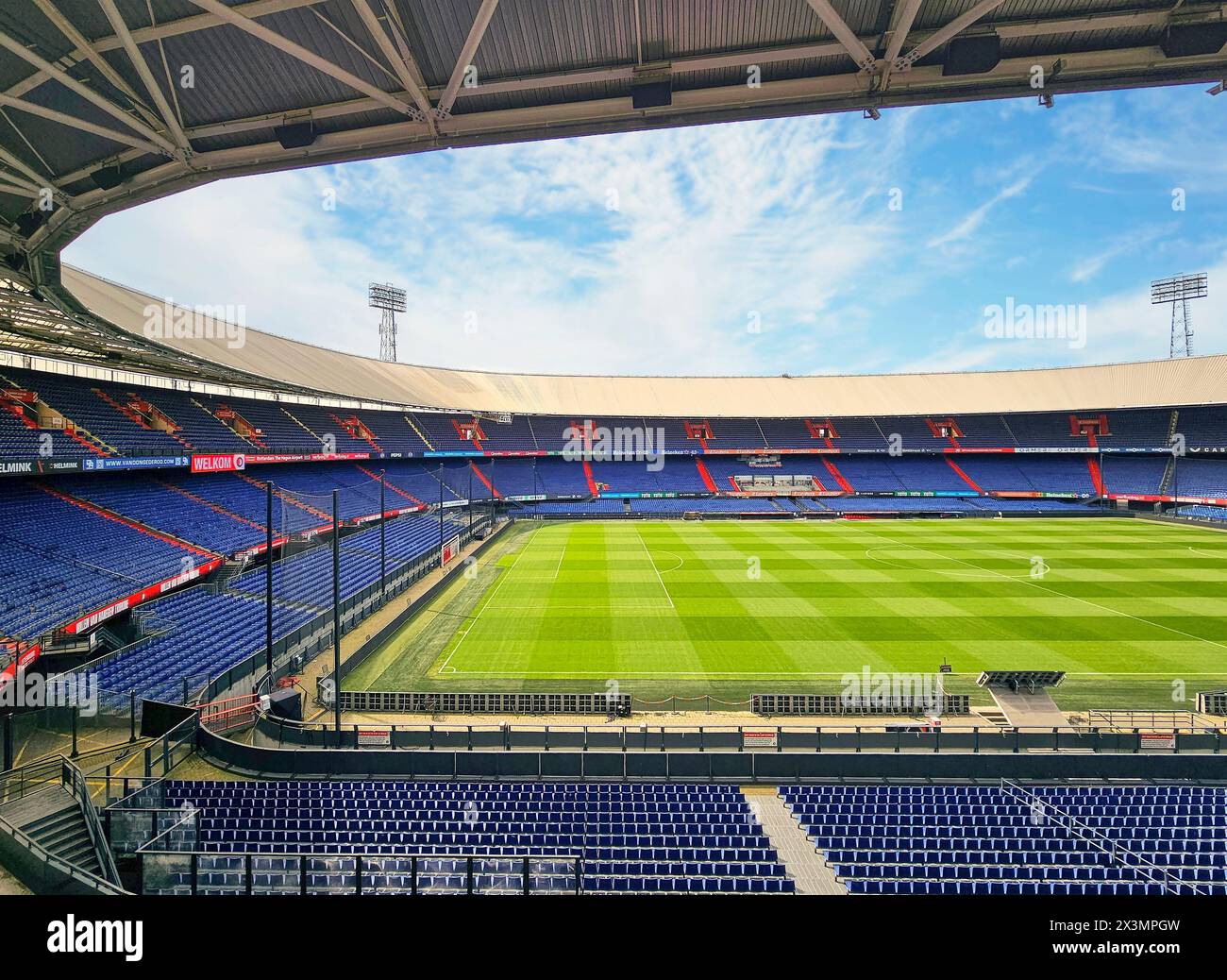Pitch view at De Kuip arena - the official playgrounds of FC Feyenoord ...