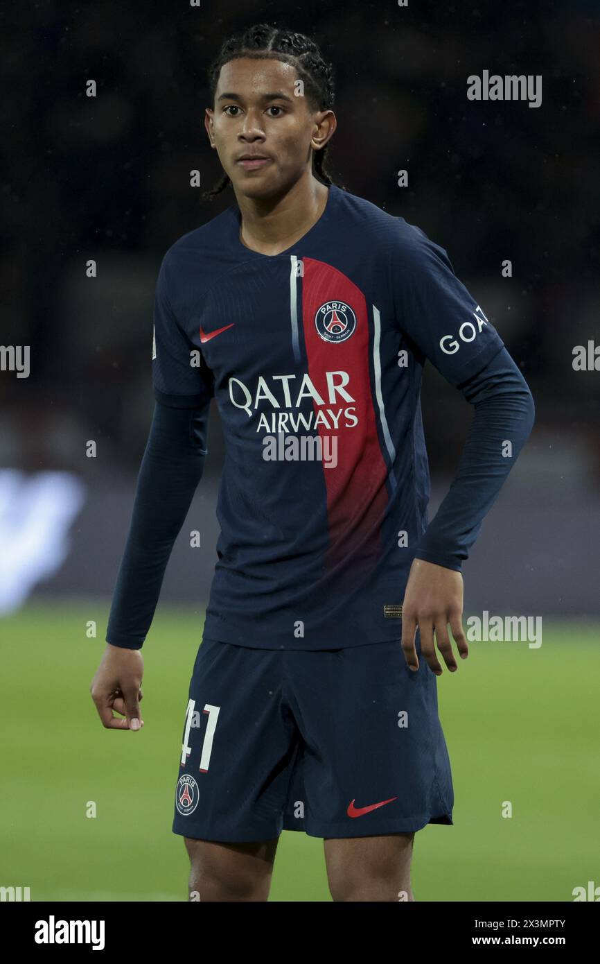 Senny Mayulu of PSG during the French championship Ligue 1 football ...