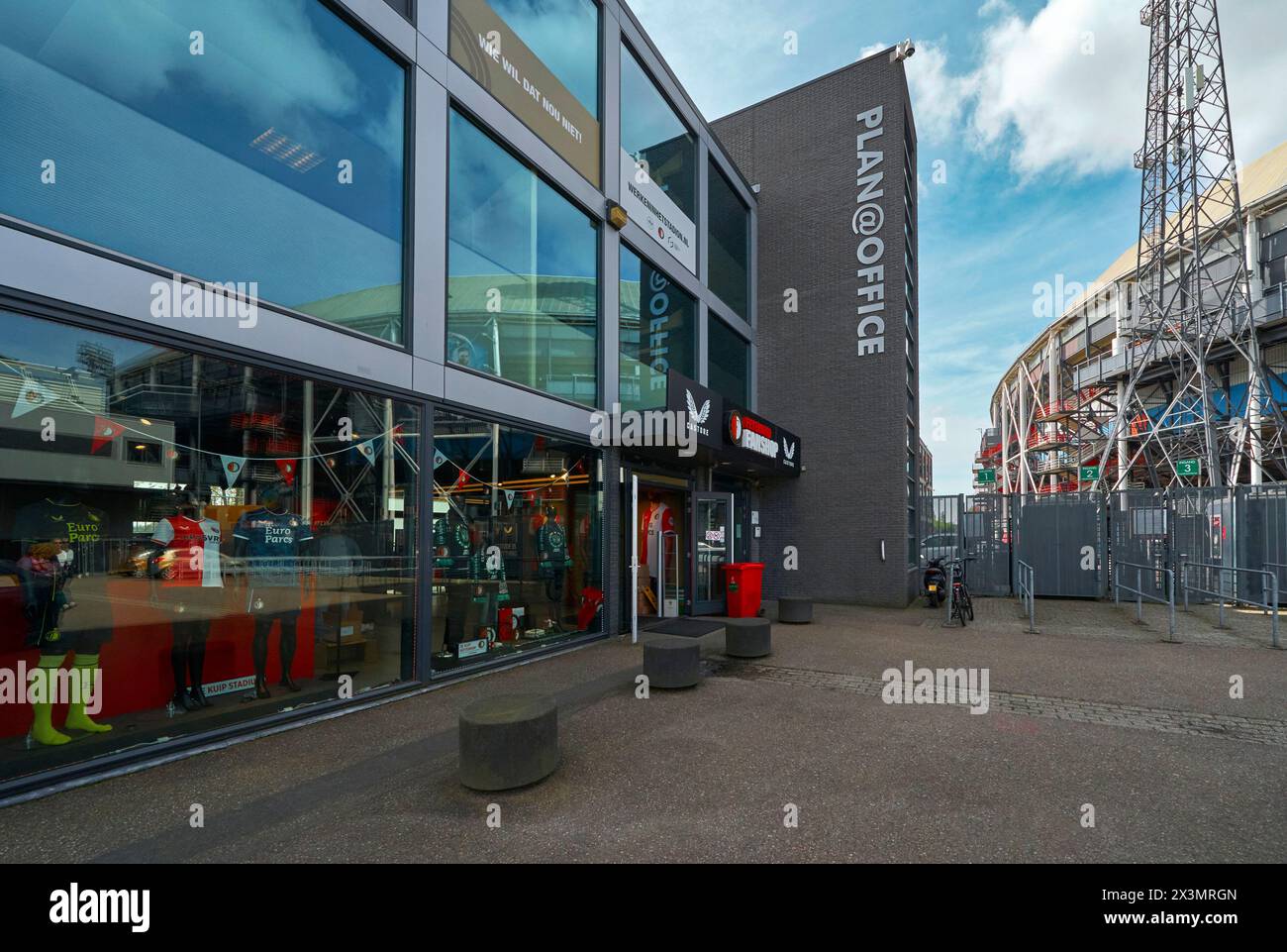 Fan shop at De Kuip arena - the official playgrounds of FC Feyenoord ...