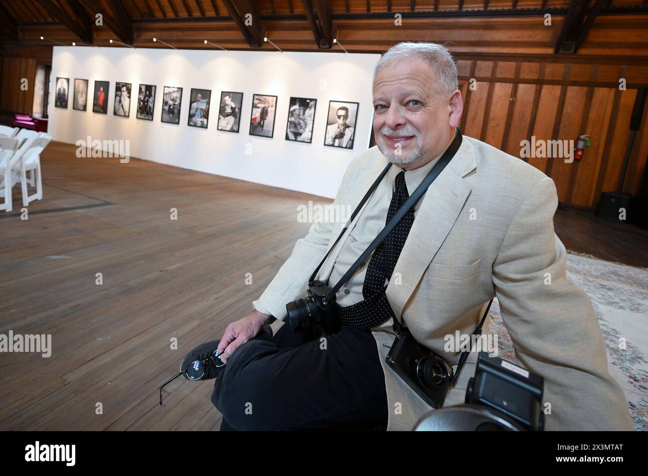Photographer Phillip Caruso attends Milford PA's historic Forest Hall ...