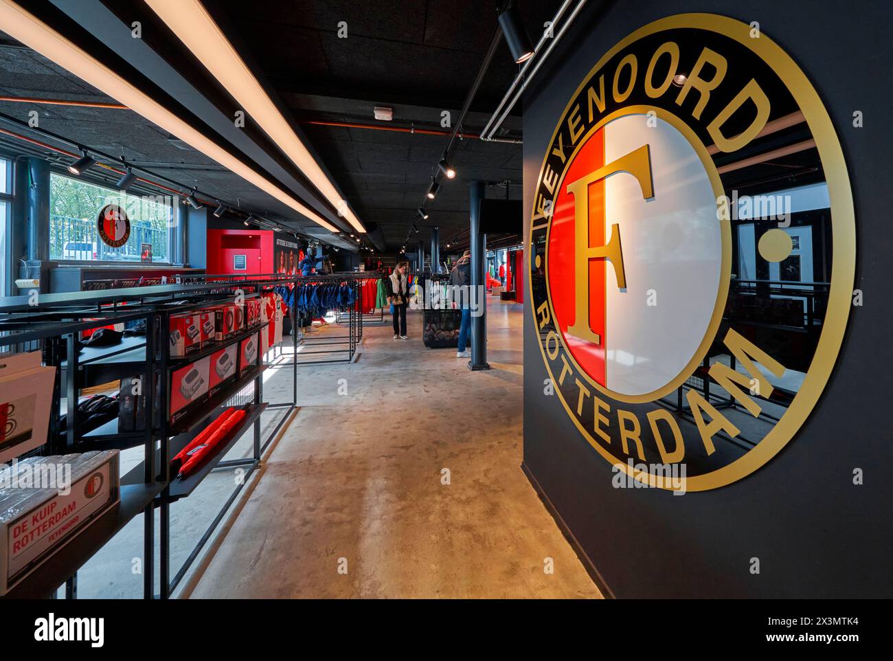Souvenirs on sale in the fan shop at De Kuip arena - the official ...