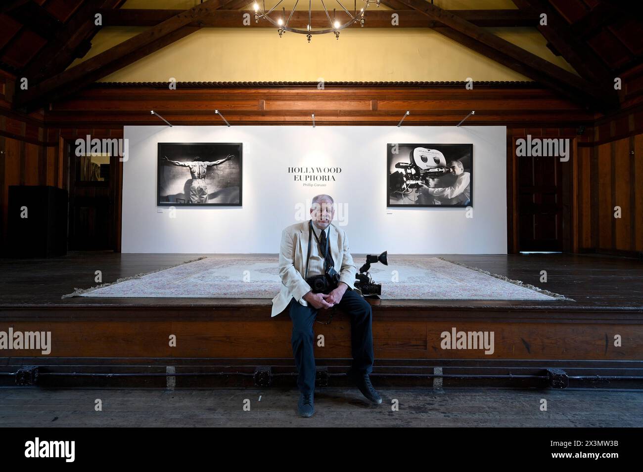 Photographer Phillip Caruso attends Milford PA's historic Forest Hall ...