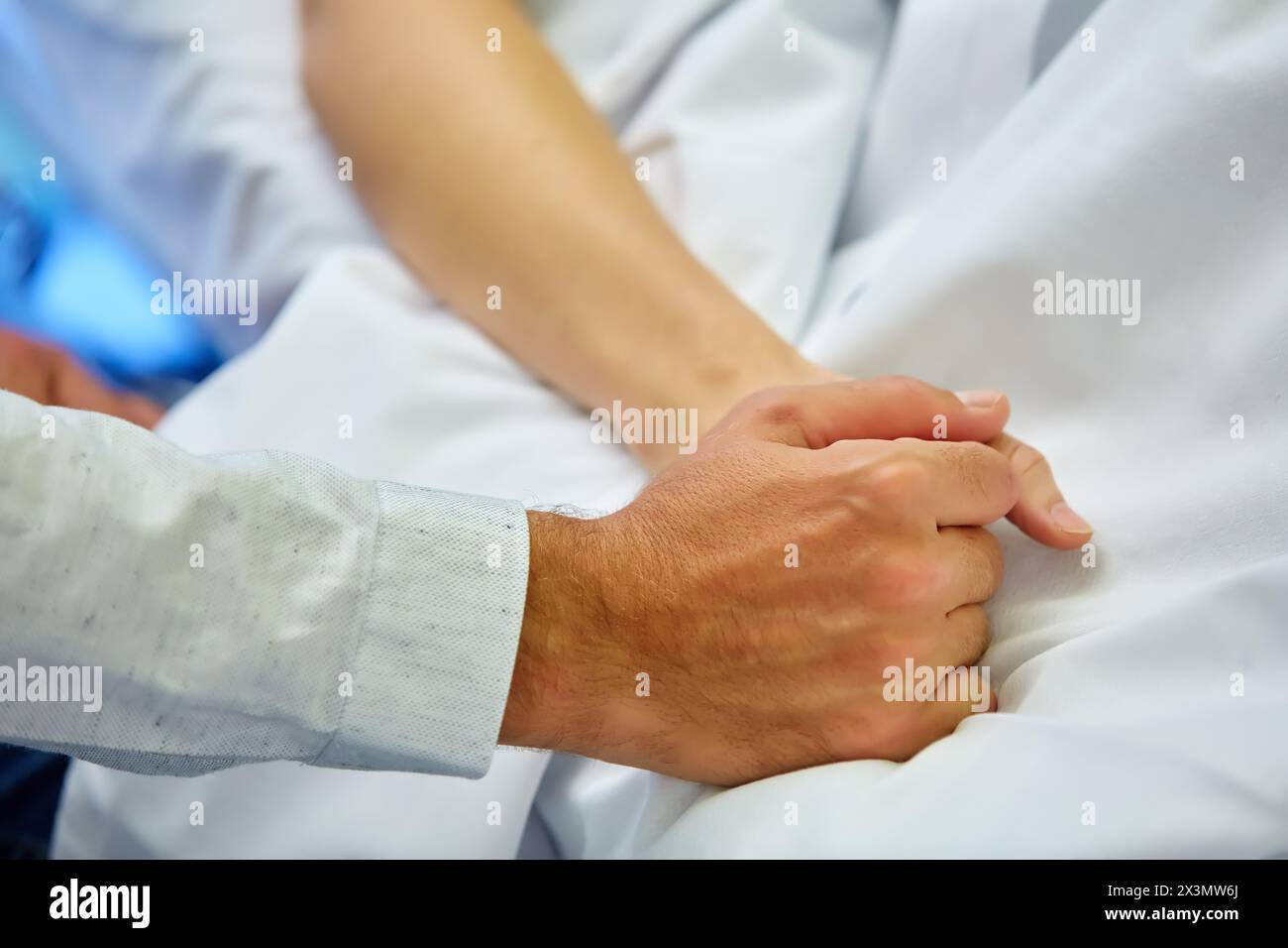 Couple, Hospital room, ARU, Assisted Reproduction Unit, IVF, In Vitro ...