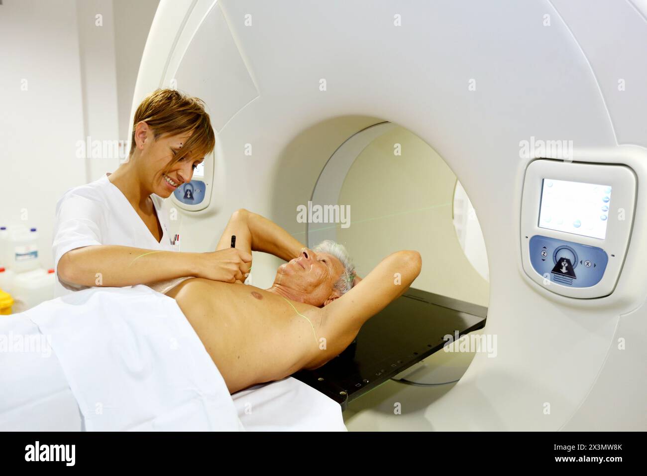 TomoTherapy, Hi-Art, Type of radiation therapy in which the radiation ...
