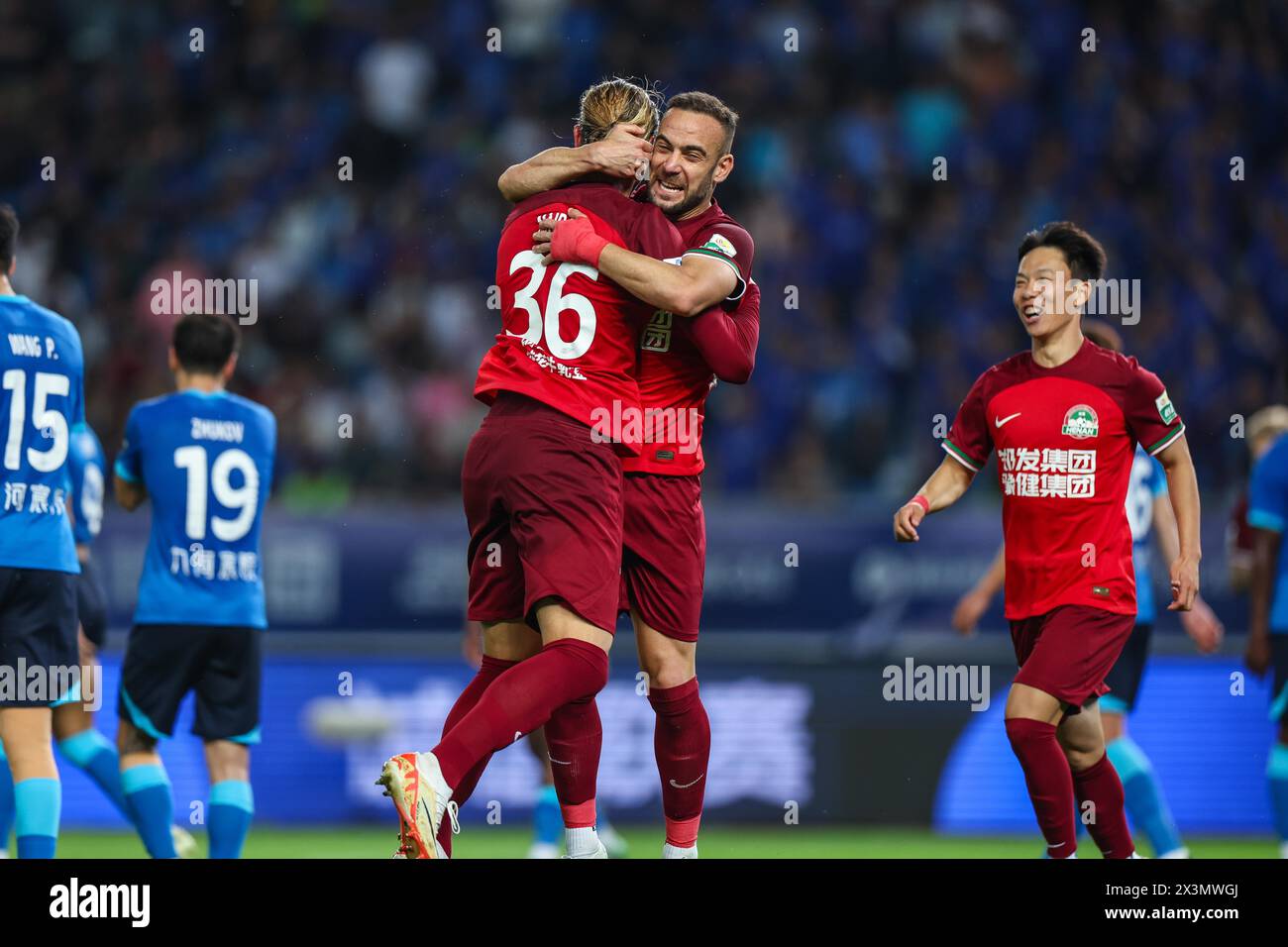 Henan Jiuzu Dukang Football Club defeated Cangzhou Mighty Lions ...
