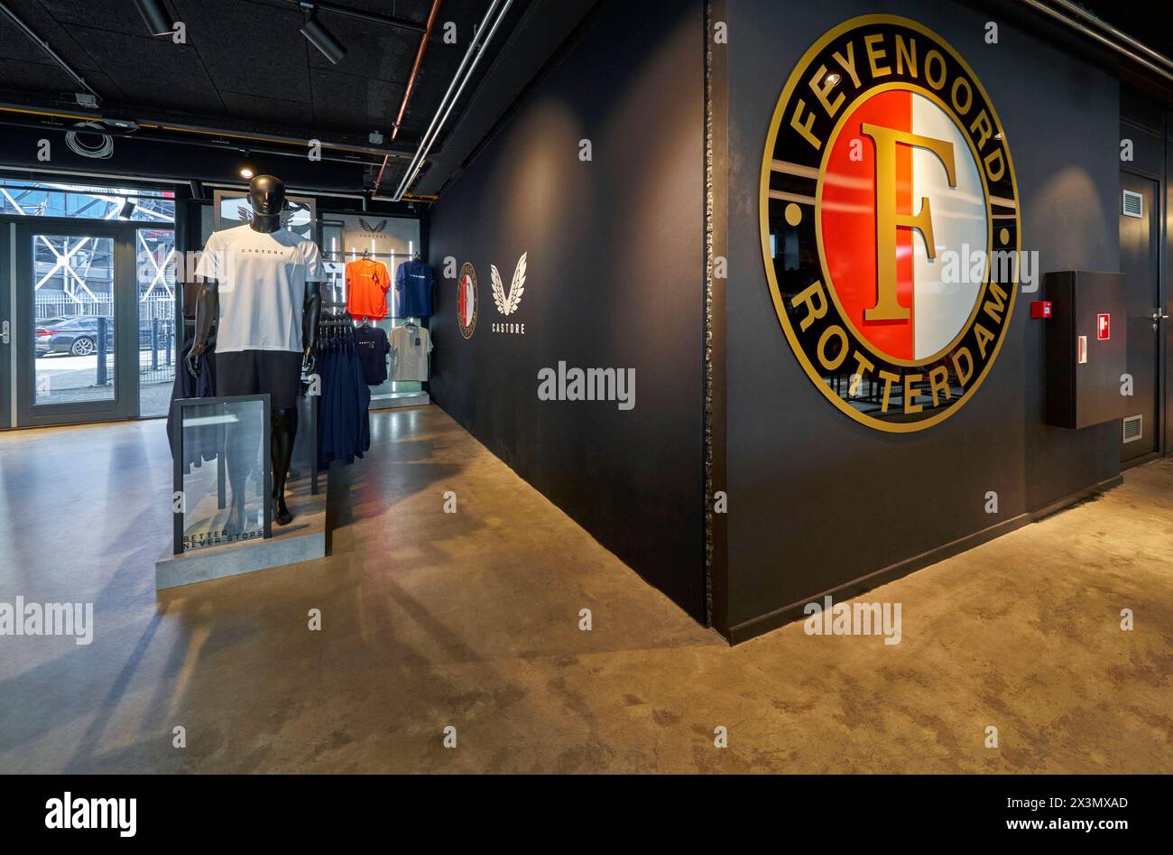 Souvenirs on sale in the fan shop at De Kuip arena - the official ...