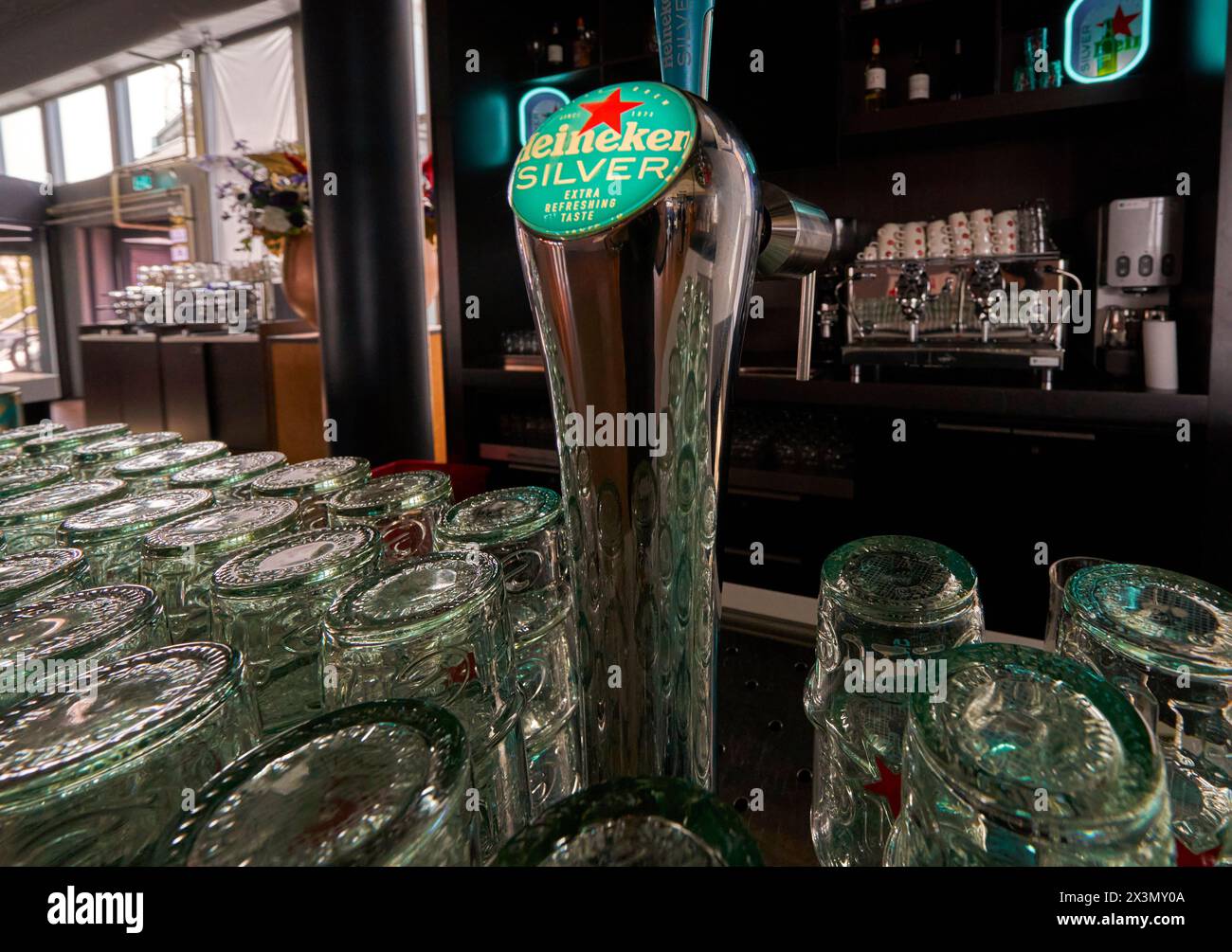 Bar in the VIP area at De Kuip arena - the official playgrounds of FC ...