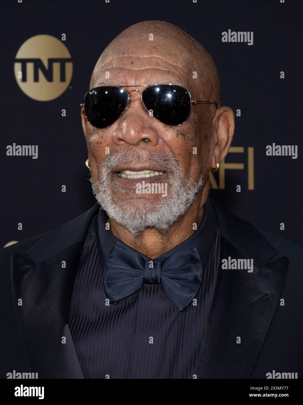 April 27, 2024, Hollywood, California, USA: Morgan Freeman attends the ...