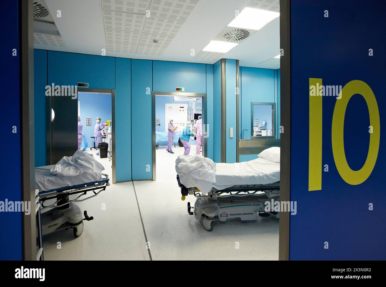 Operating rooms, surgical block. Hospital Policlinica Gipuzkoa, San ...