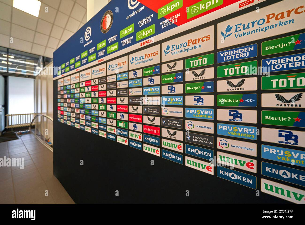 Interview zone at De Kuip arena - the official playgrounds of FC ...