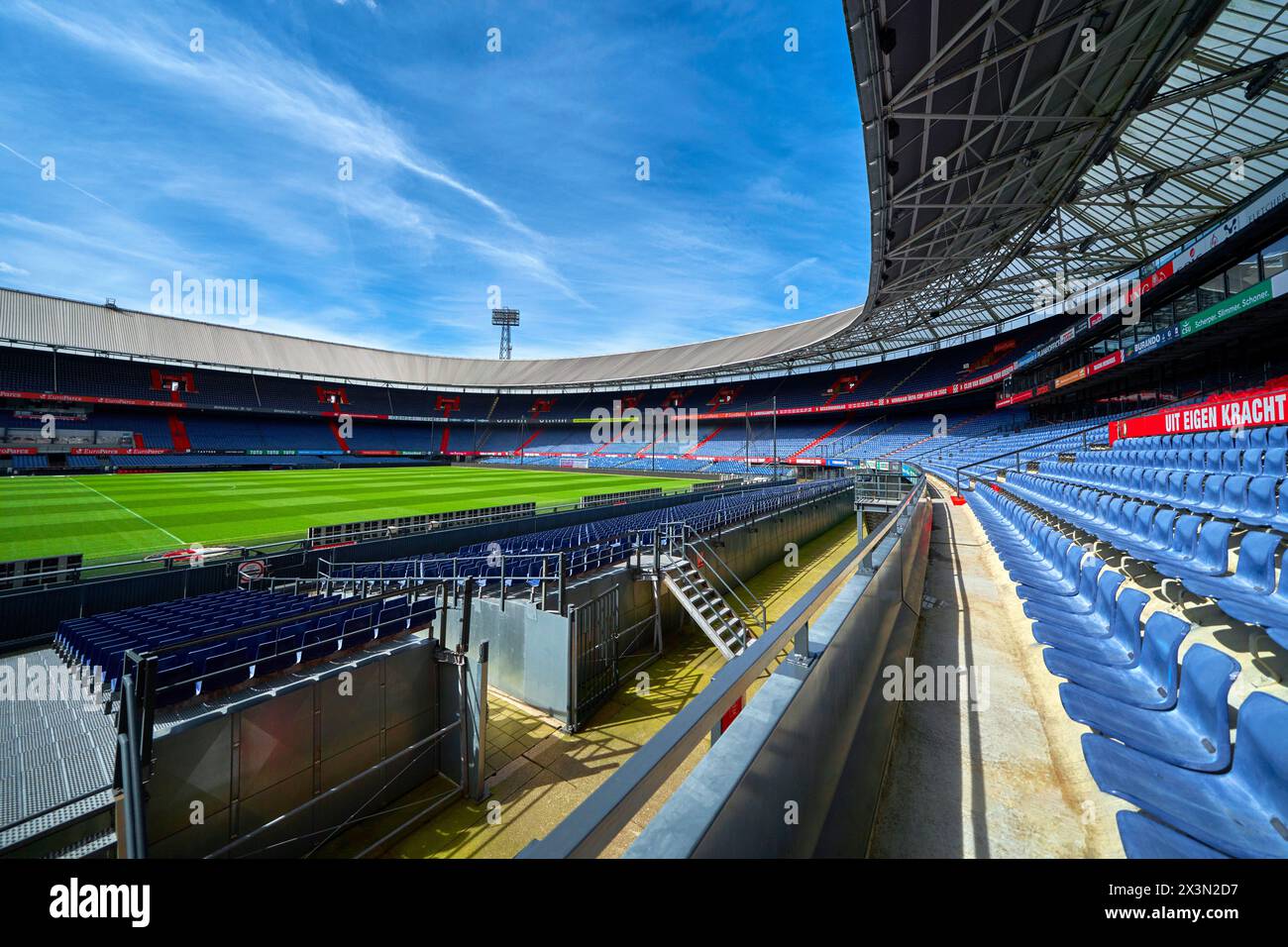 Pitch view at De Kuip arena - the official playgrounds of FC Feyenoord ...