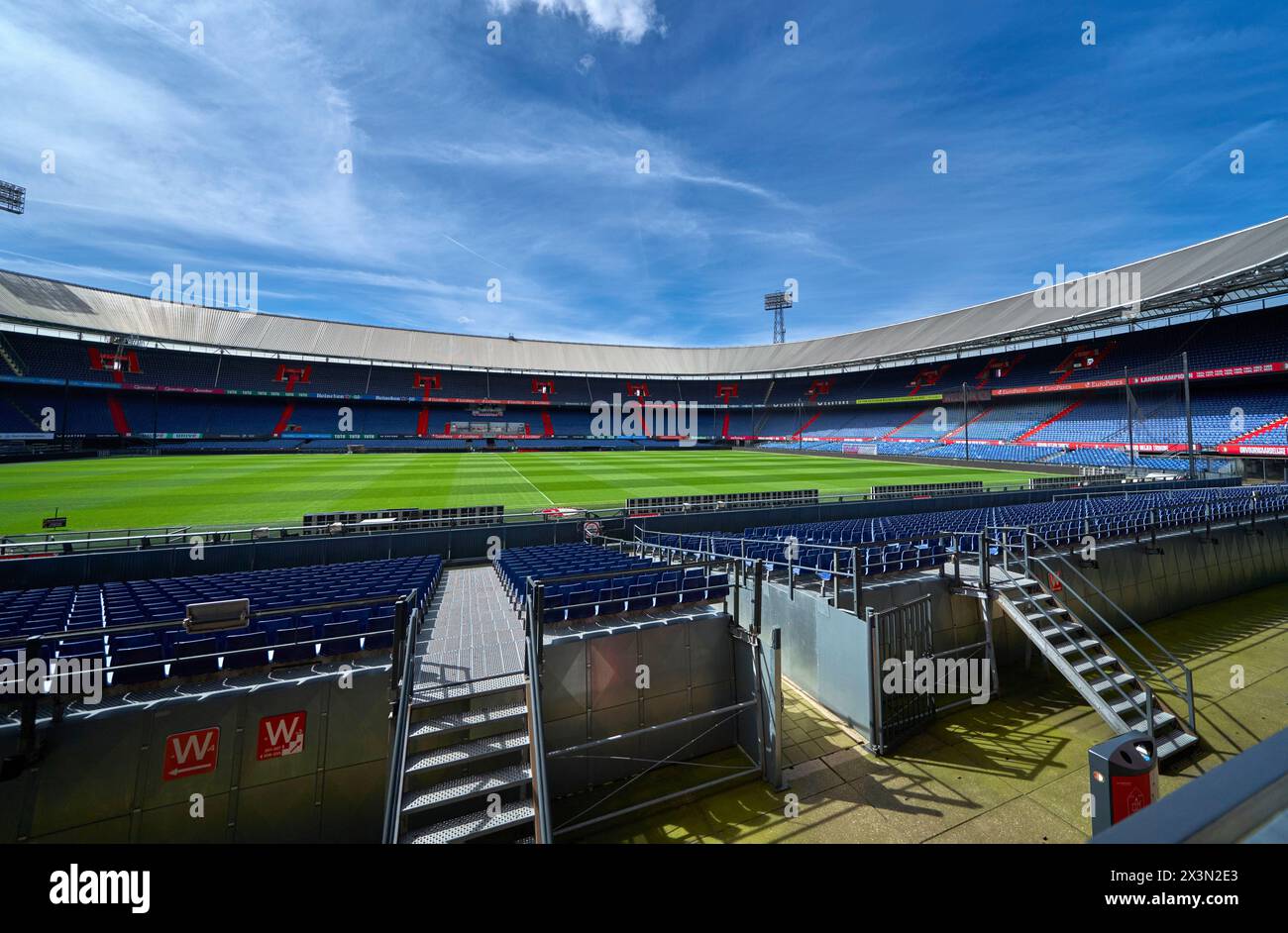 Pitch view at De Kuip arena - the official playgrounds of FC Feyenoord ...