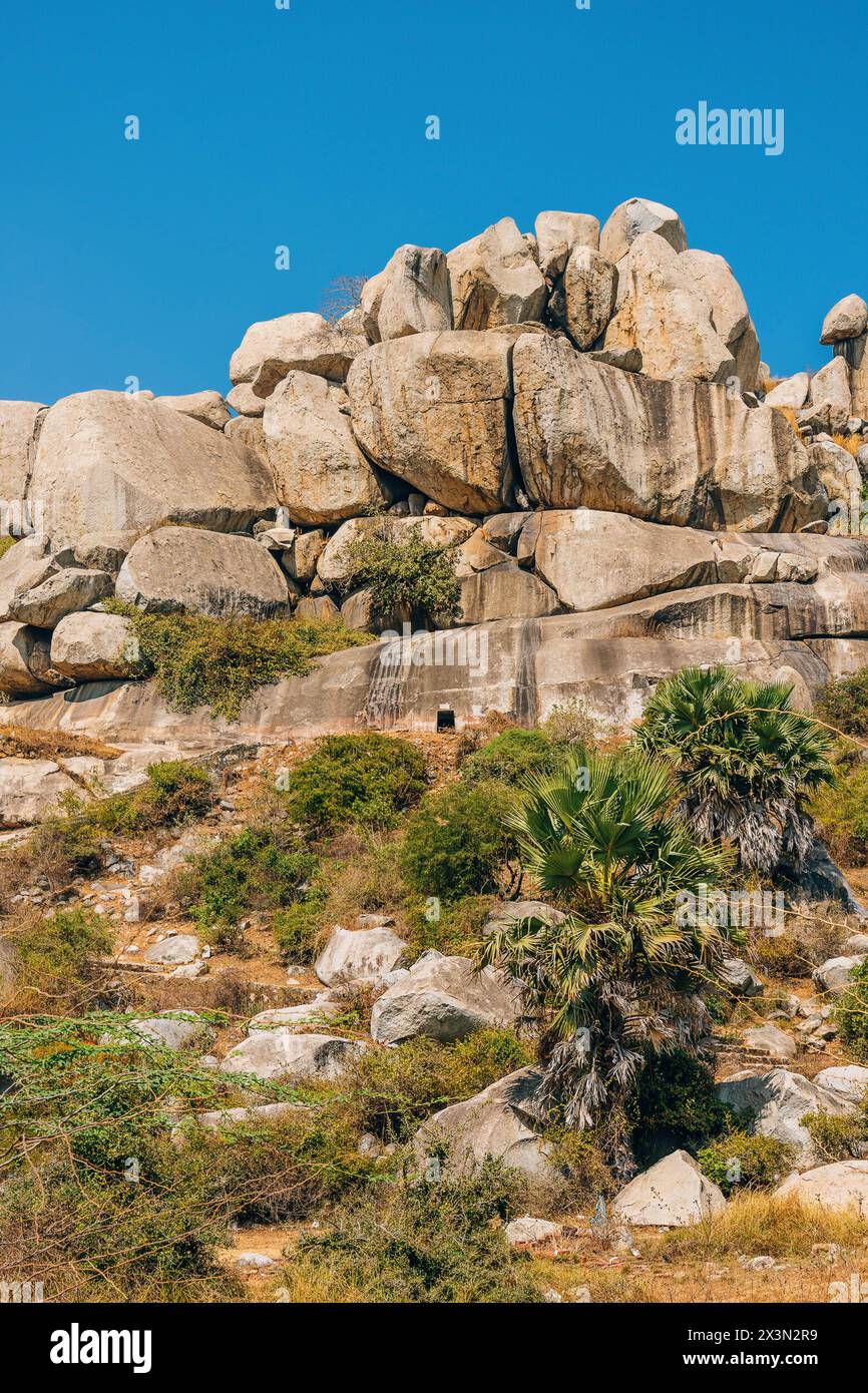 Barabar Caves said to be the oldest man made caves built by cutting ...