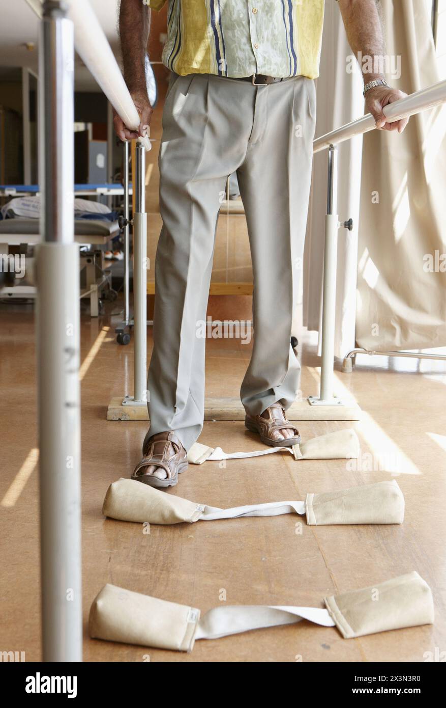 Stroke rehabilitation, parallel bars for coordination exercises ...