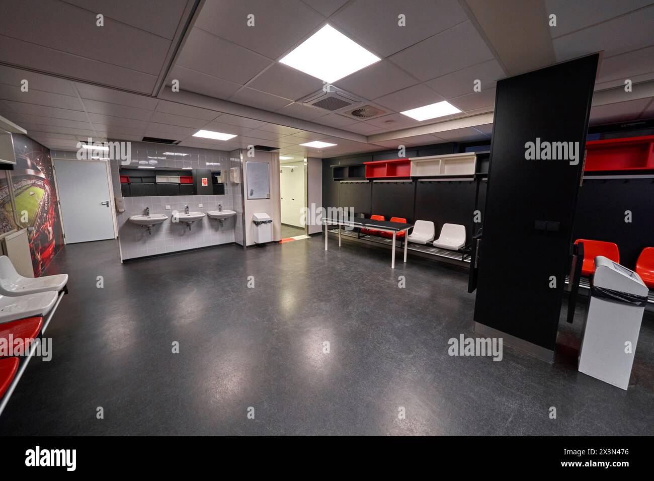 Guest changing room at De Kuip arena - the official playgrounds of FC ...