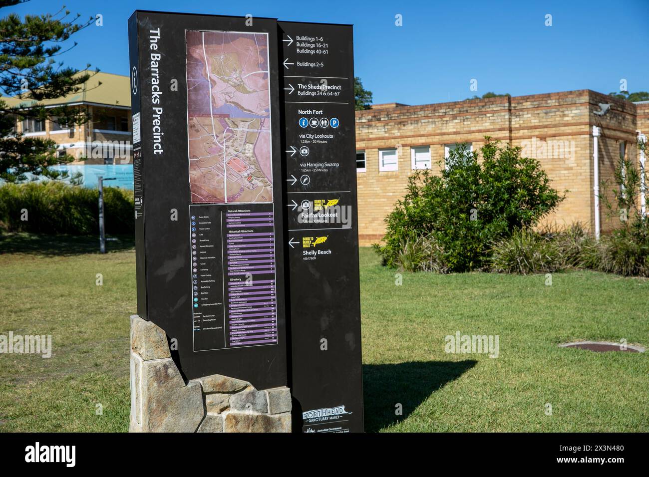 North Head Manly, The Barracks precinct is a historical landmark of ...