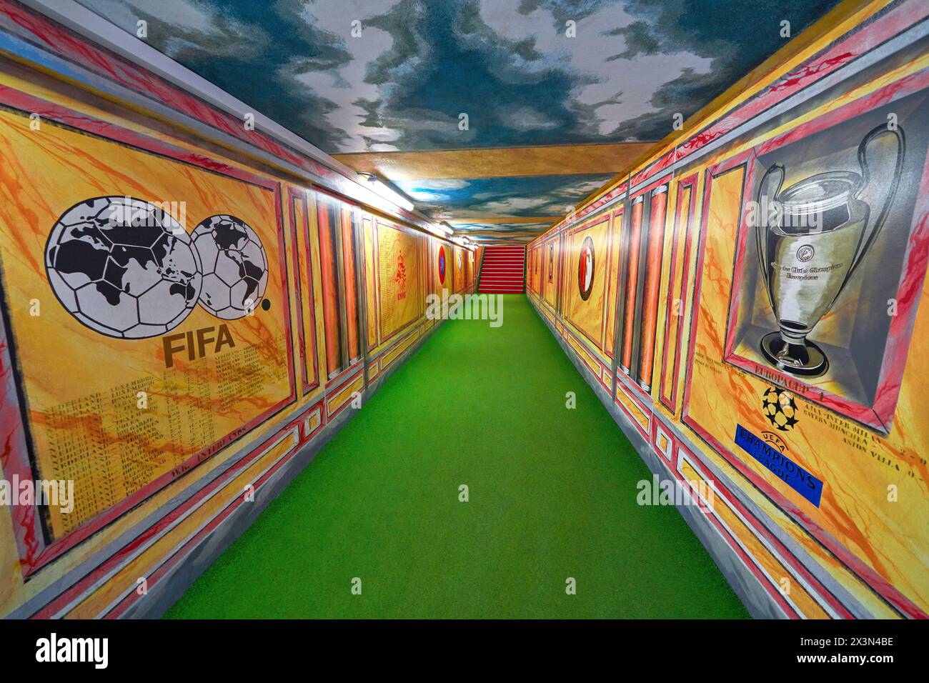 Players tunnel at De Kuip arena - the official playgrounds of FC ...