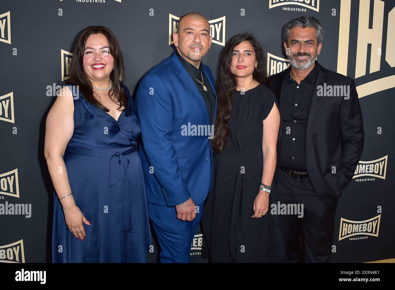 Wendy Carrillo, Jose Arellano, Darya Maeki und Franky Carrillo bei der ...