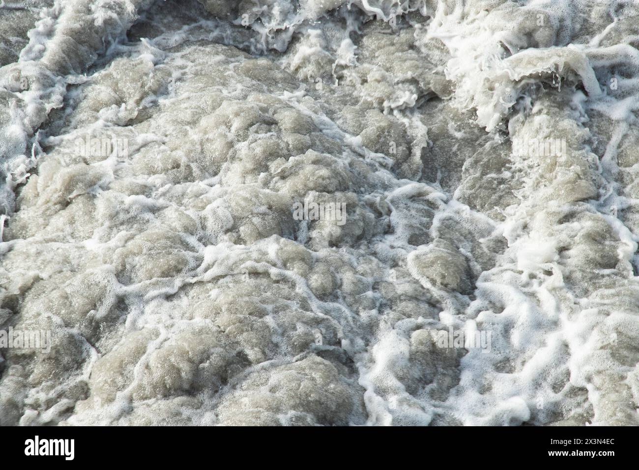 Wild and fast moving river rapids . Water waves texture background ...