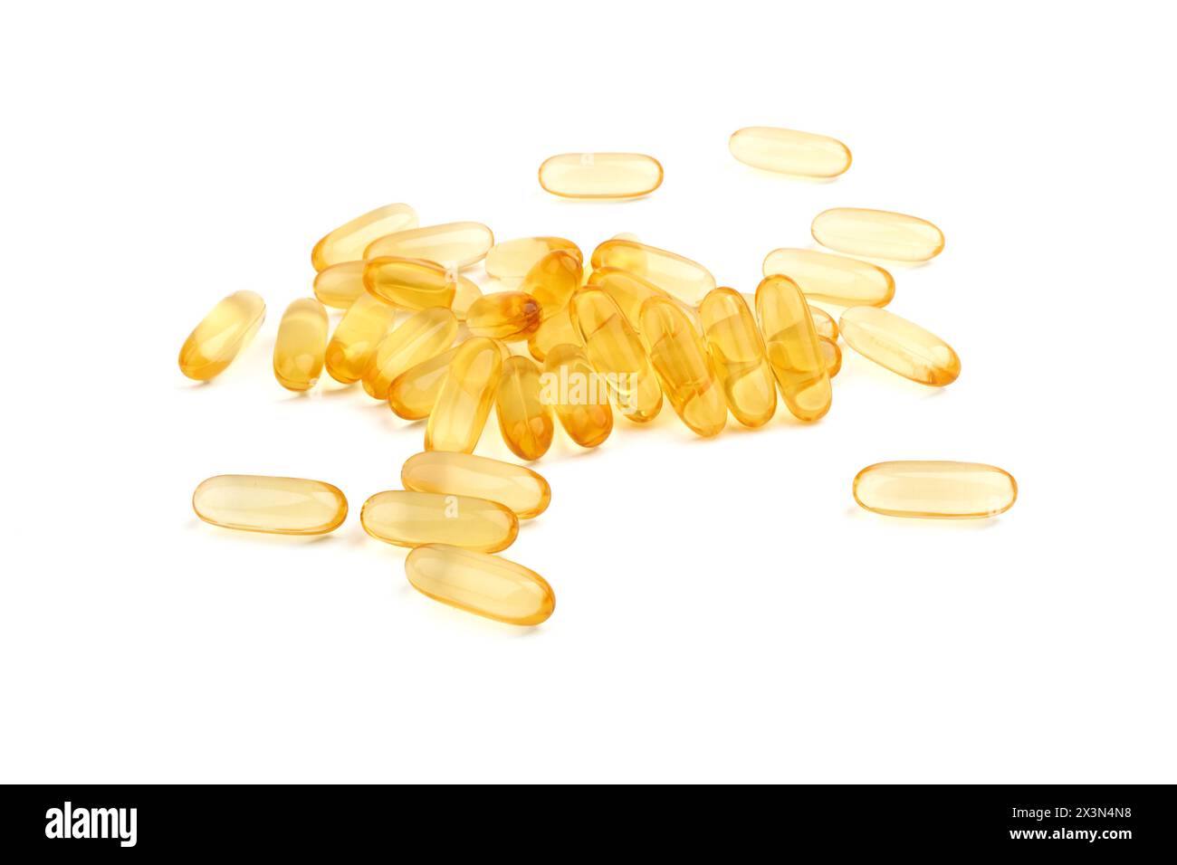 Vitamins D 3 isolated on a white background Stock Photo - Alamy