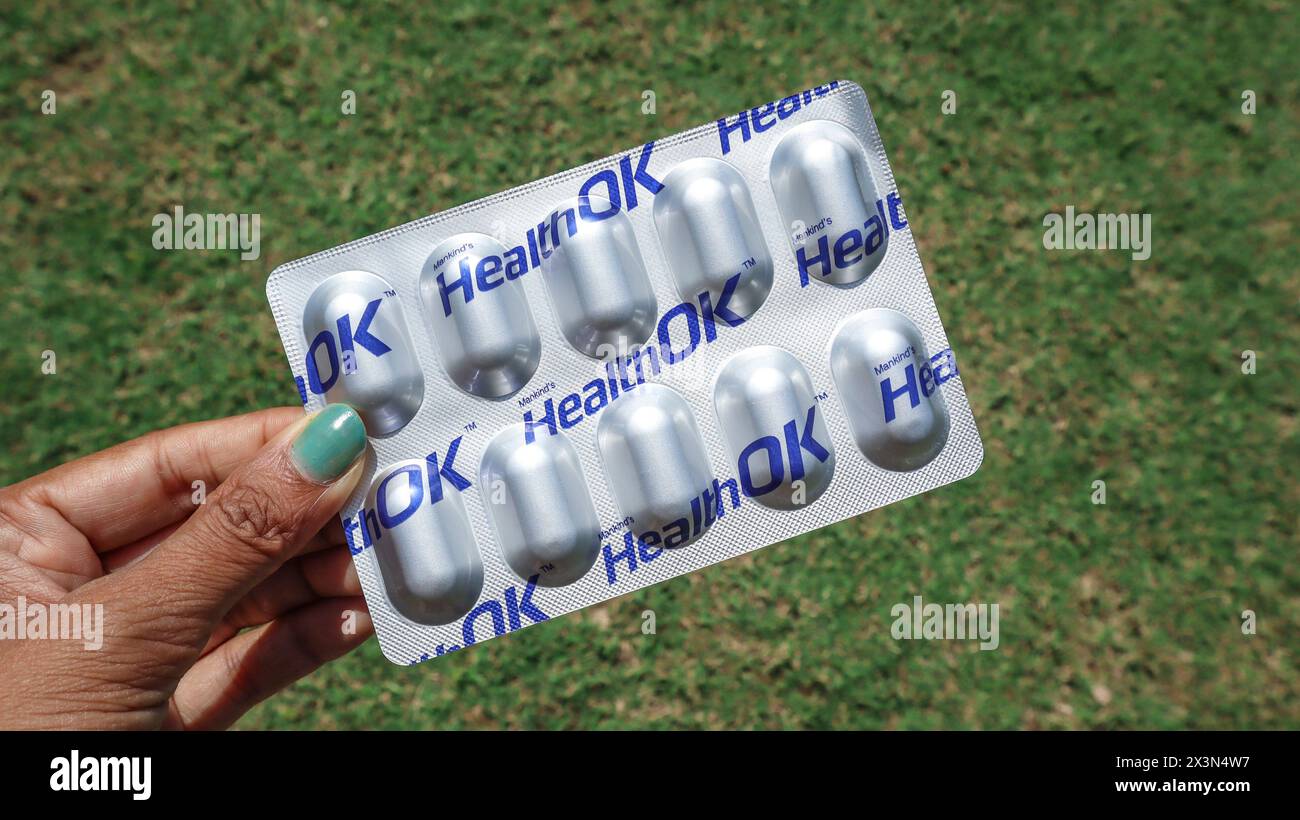 Health OK tablet is Multivitamin and Multimineral Capsules in strip of ...