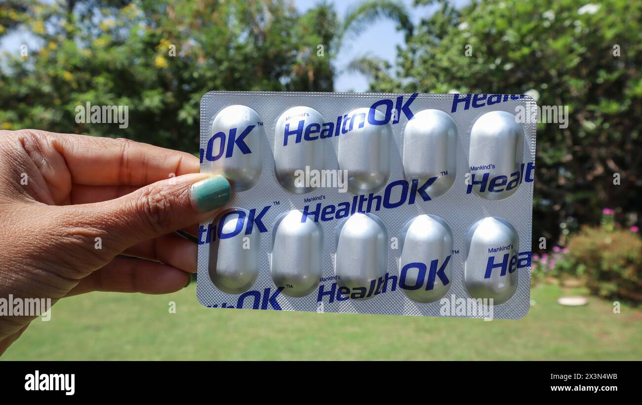 Health OK tablet is Multivitamin and Multimineral Capsules in strip of ...