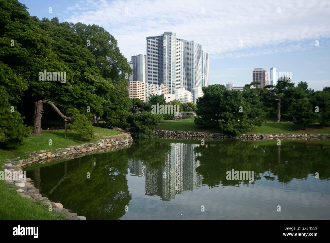 The Gardens of Hamarikyu are a public park in Chūō, Tokyo, Japan ...
