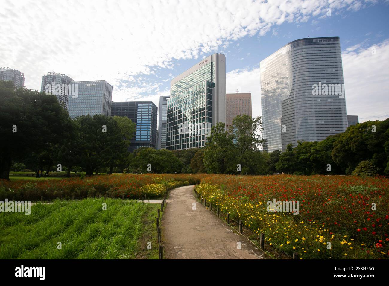 The Gardens of Hamarikyu are a public park in Chūō, Tokyo, Japan ...