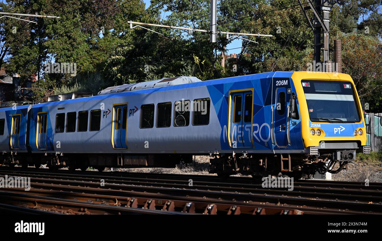 Melbourne train side on hi-res stock photography and images - Alamy