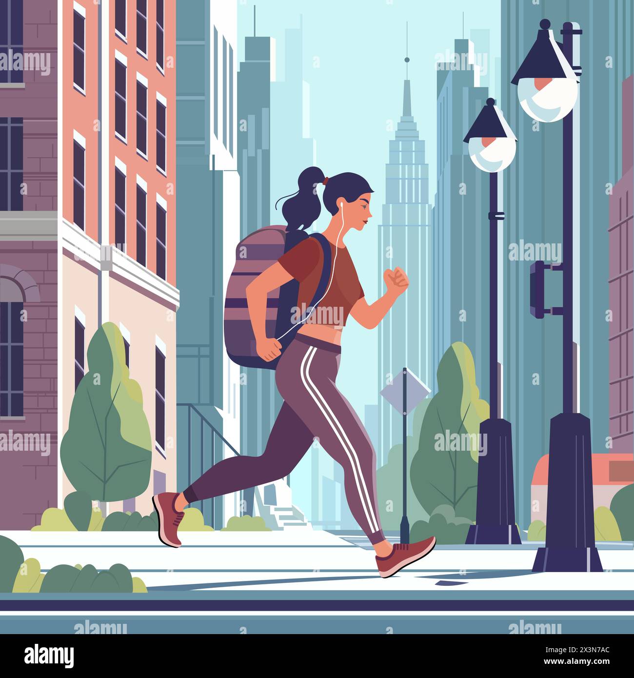 Health benefits of running Stock Vector Images - Alamy