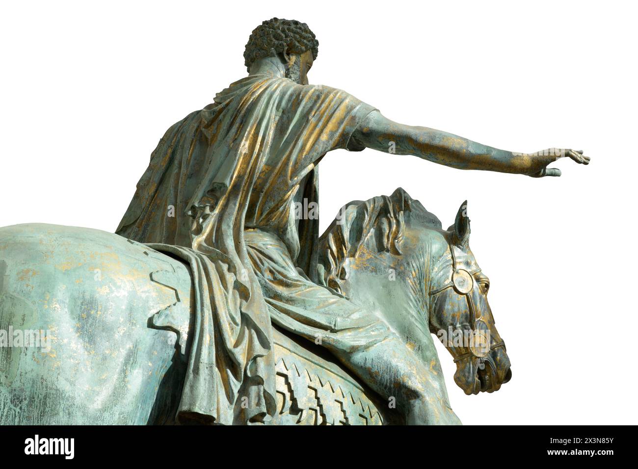 The Equestrian Statue of Marcus Aurelius (statua equestre di Marco Aurelio; Equus Marci Aurelii ...