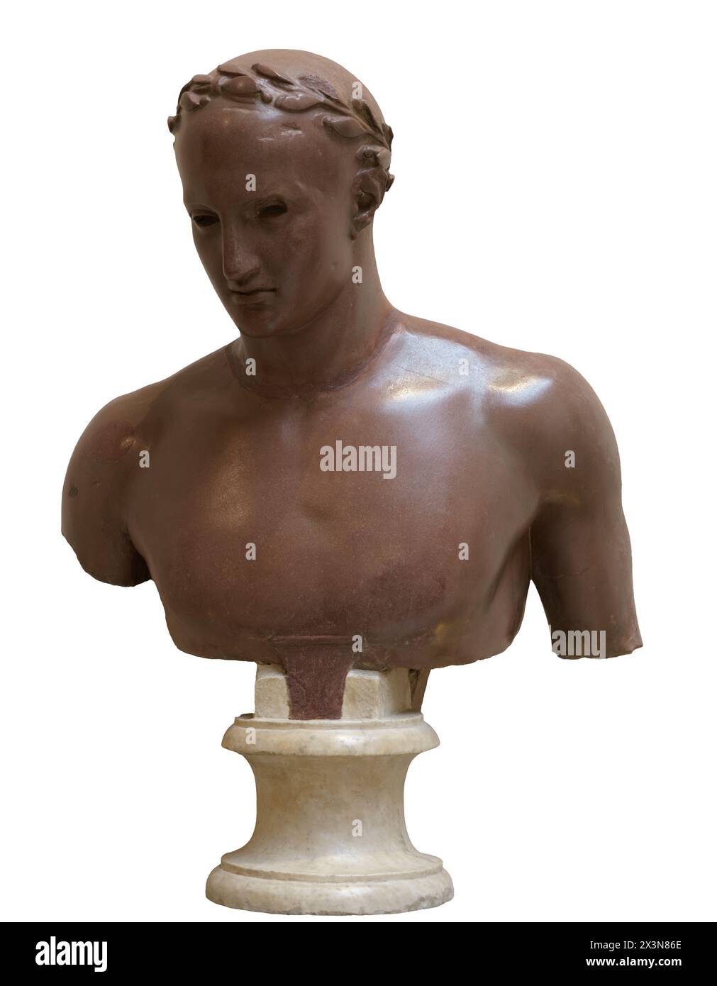 Laurel wreath roman head hi-res stock photography and images - Alamy