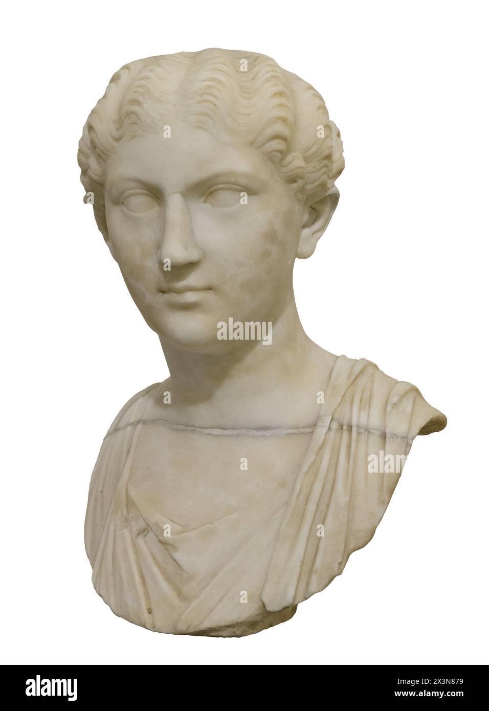Ancient Roman portrait bust of a woman. Rome, Italy Stock Photo - Alamy