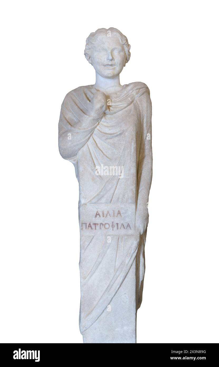 Ancient Roman herm. Isolated Stock Photo - Alamy