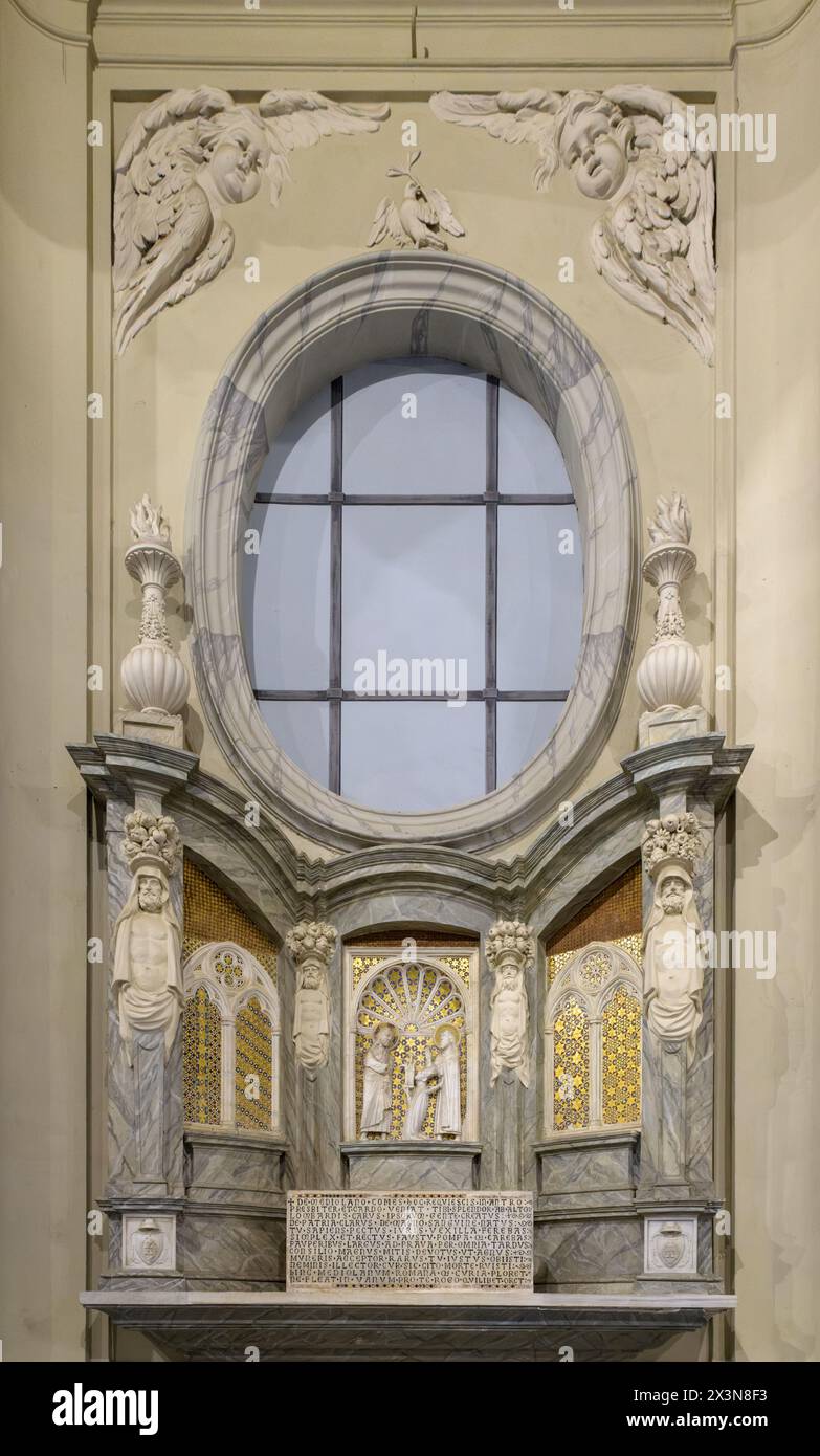 Cosmati, remains of Cardinal Casati's tomb from Milan. The Archbasilica ...