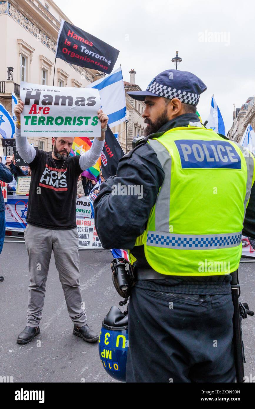 Waterloo Place, London, UK. 27th April 2024. People of all faiths join ...