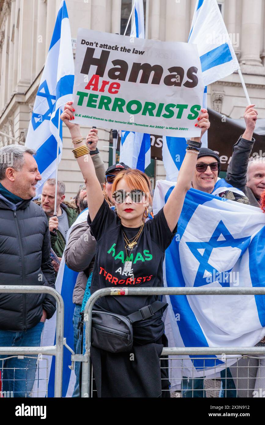 Waterloo Place, London, UK. 27th April 2024. People of all faiths join ...