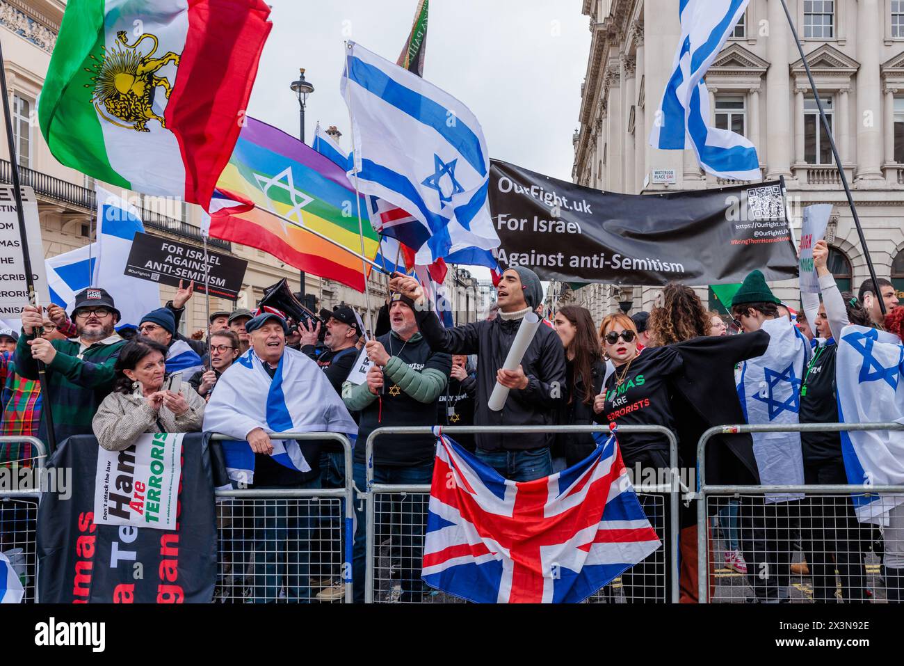 Waterloo Place, London, UK. 27th April 2024. People of all faiths join ...