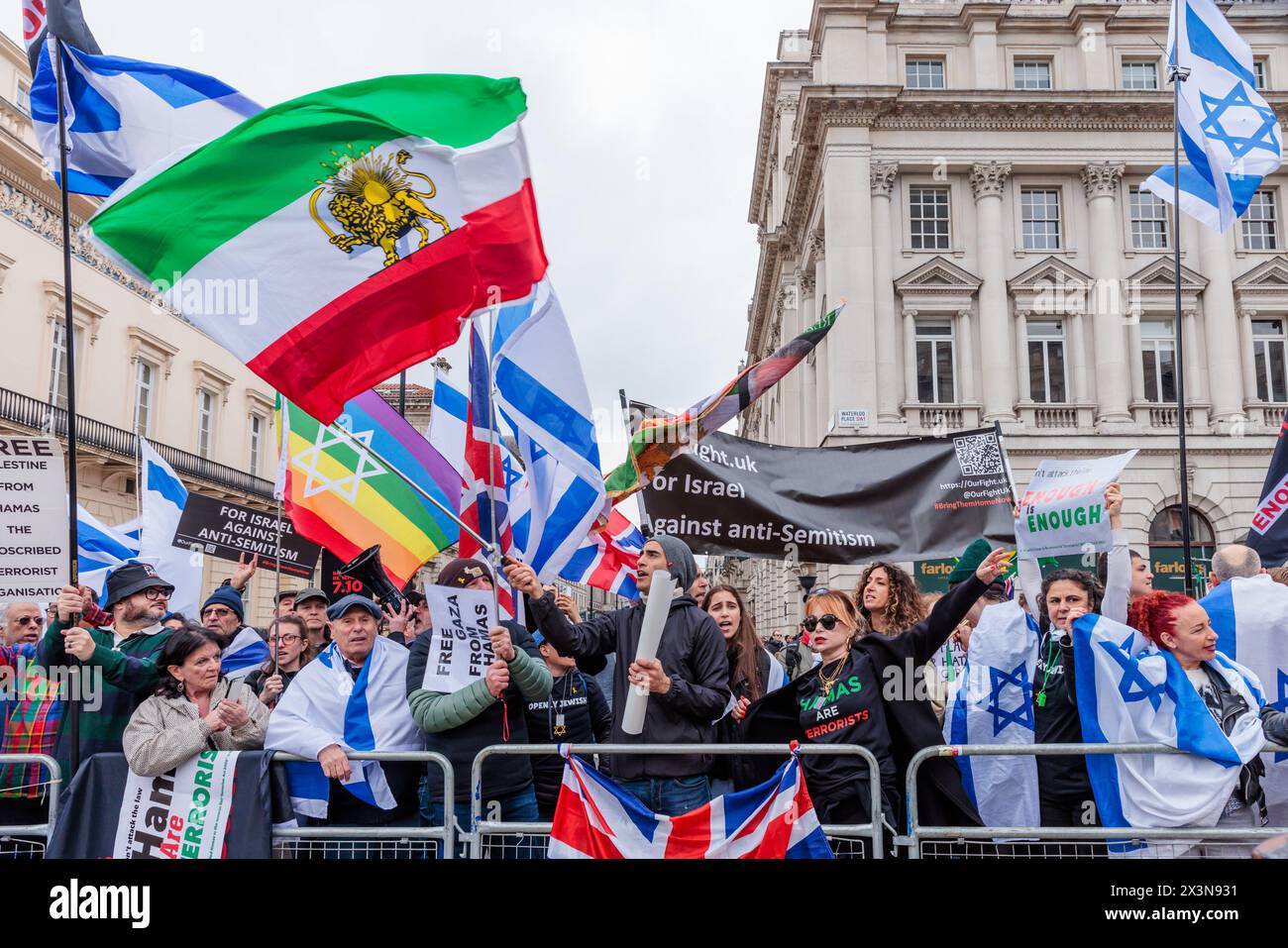 Waterloo Place, London, UK. 27th April 2024. People of all faiths join ...
