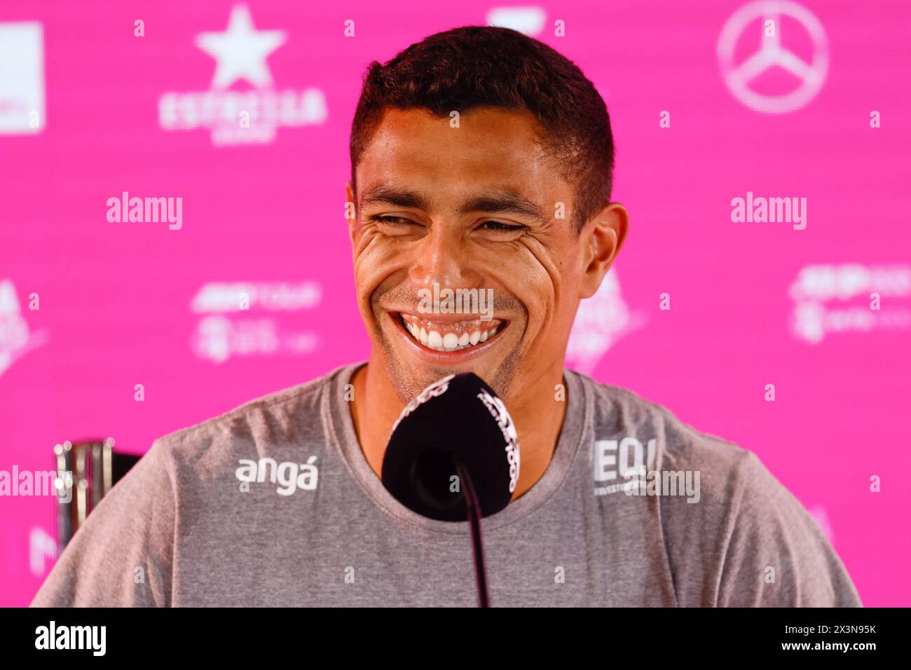 Thiago Monteiro of Brazil during the Mutua Madrid Open 2024, ATP ...