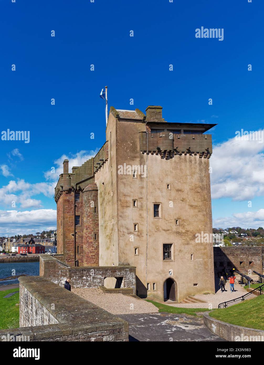 Broughty Castle at the Mouth of the Tay Estuary, standing guard since ...